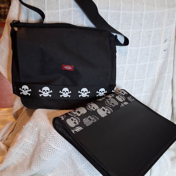 Dickies | Bags | Dickies Skull Work Bag With Matching Binder New | Poshmark